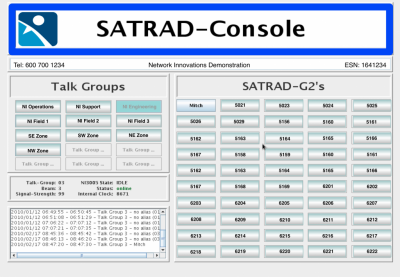 SATRAD Console Display
